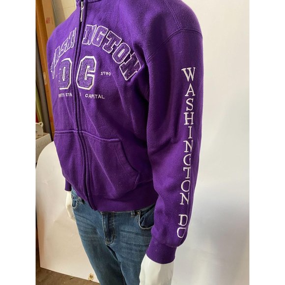 DC One | Shirts | Washington Dc Purple Zip Hoodie | Poshmark
